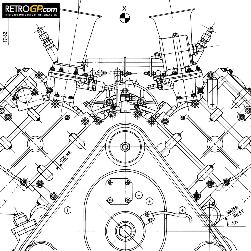 Cosworth DFV Print – RetroGP