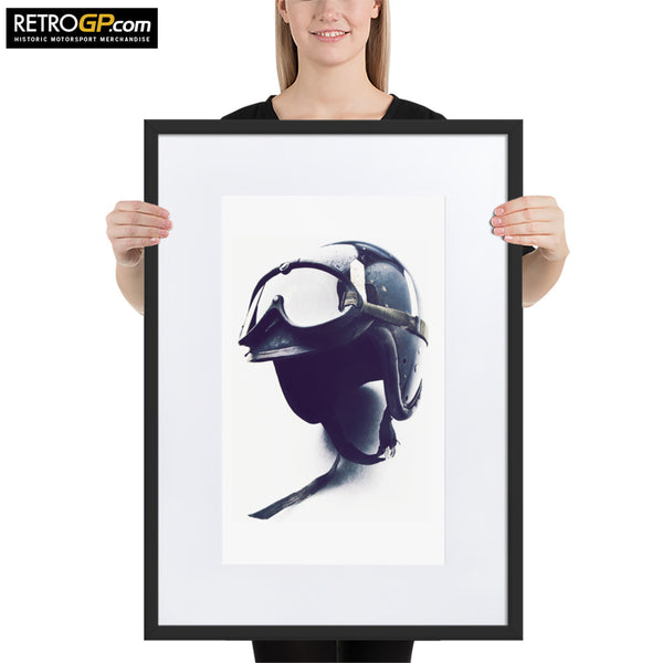 Graham Hill Framed Print with Border – RetroGP